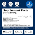 1000 mg Phosphatidylserine capsules for focus