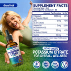 1000 mg potassium citrate for hydration