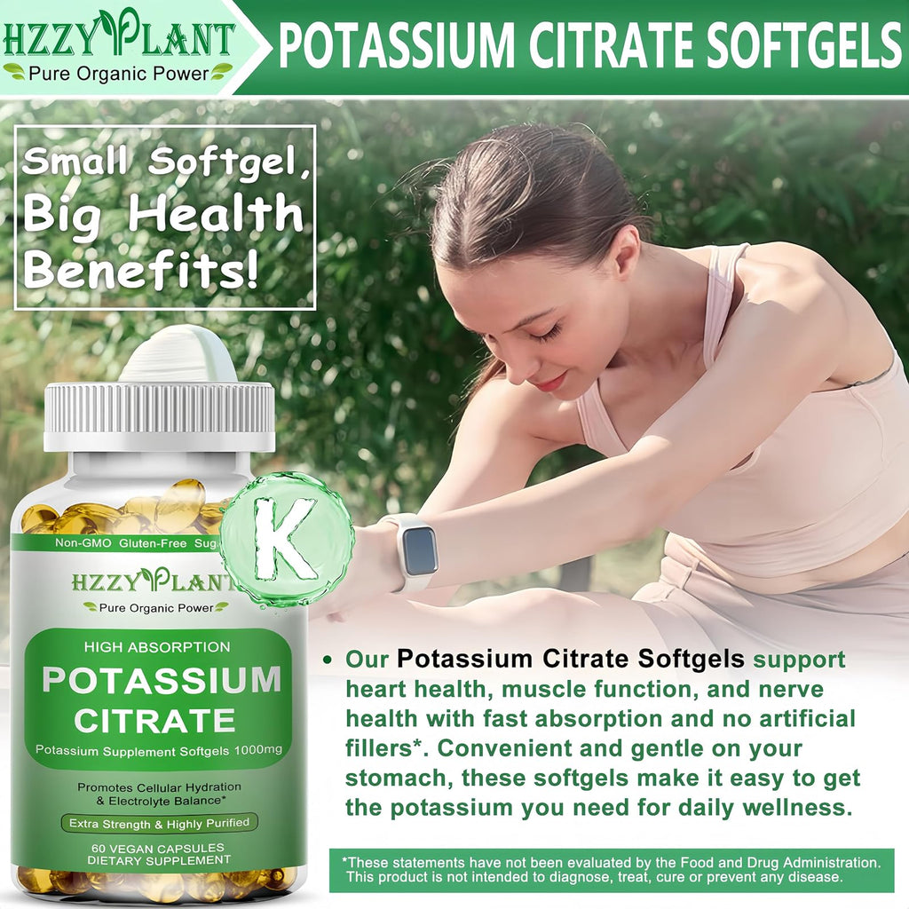 1000 mg potassium citrate supplement
