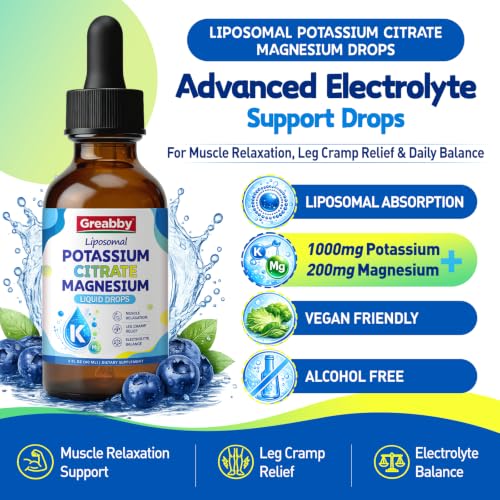 1000 mg potassium magnesium for energy