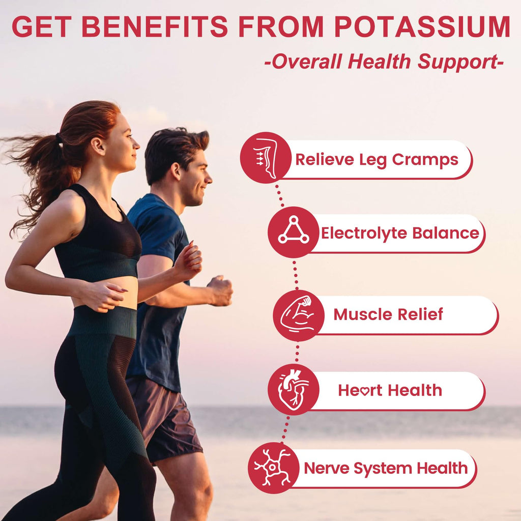 1000 mg potassium supplement gummies