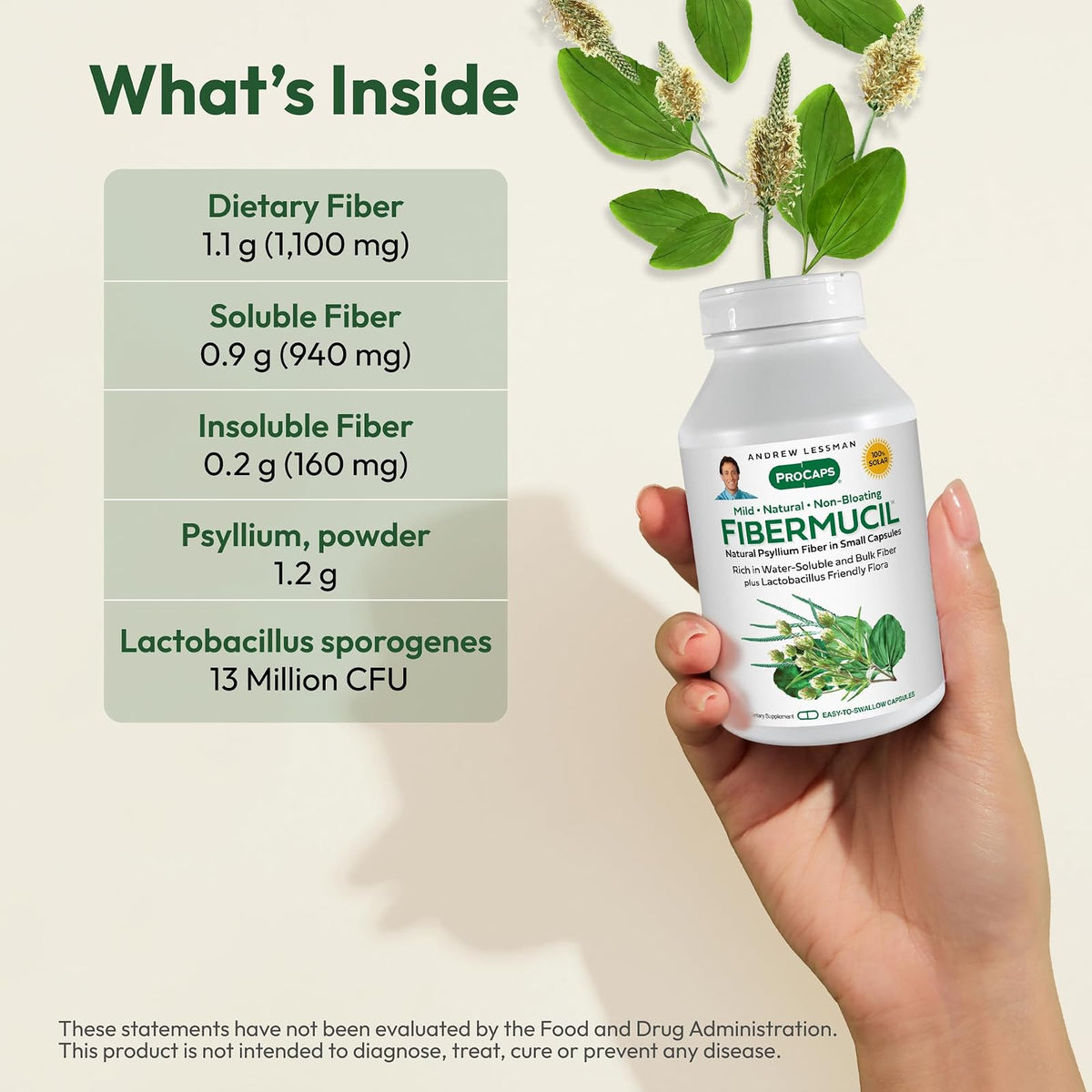 1000 mg psyllium husk fiber benefits