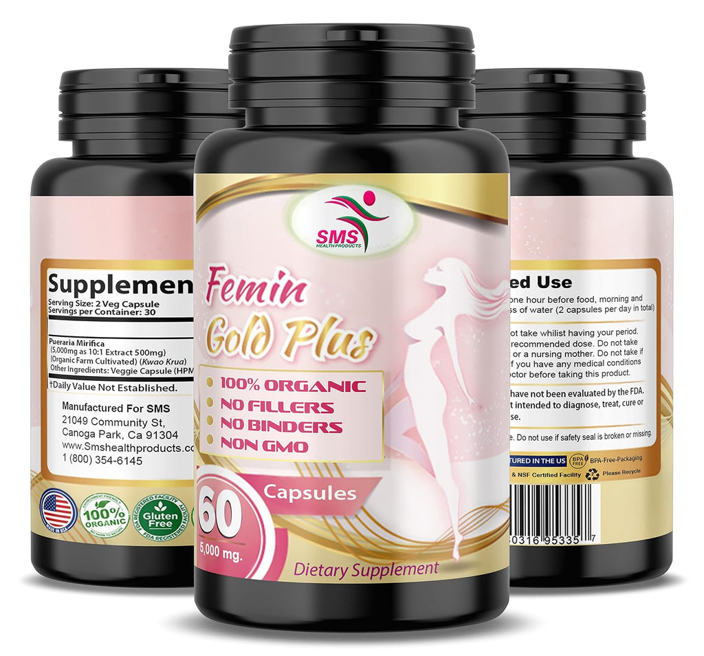 1000 mg Pueraria Mirifica capsules