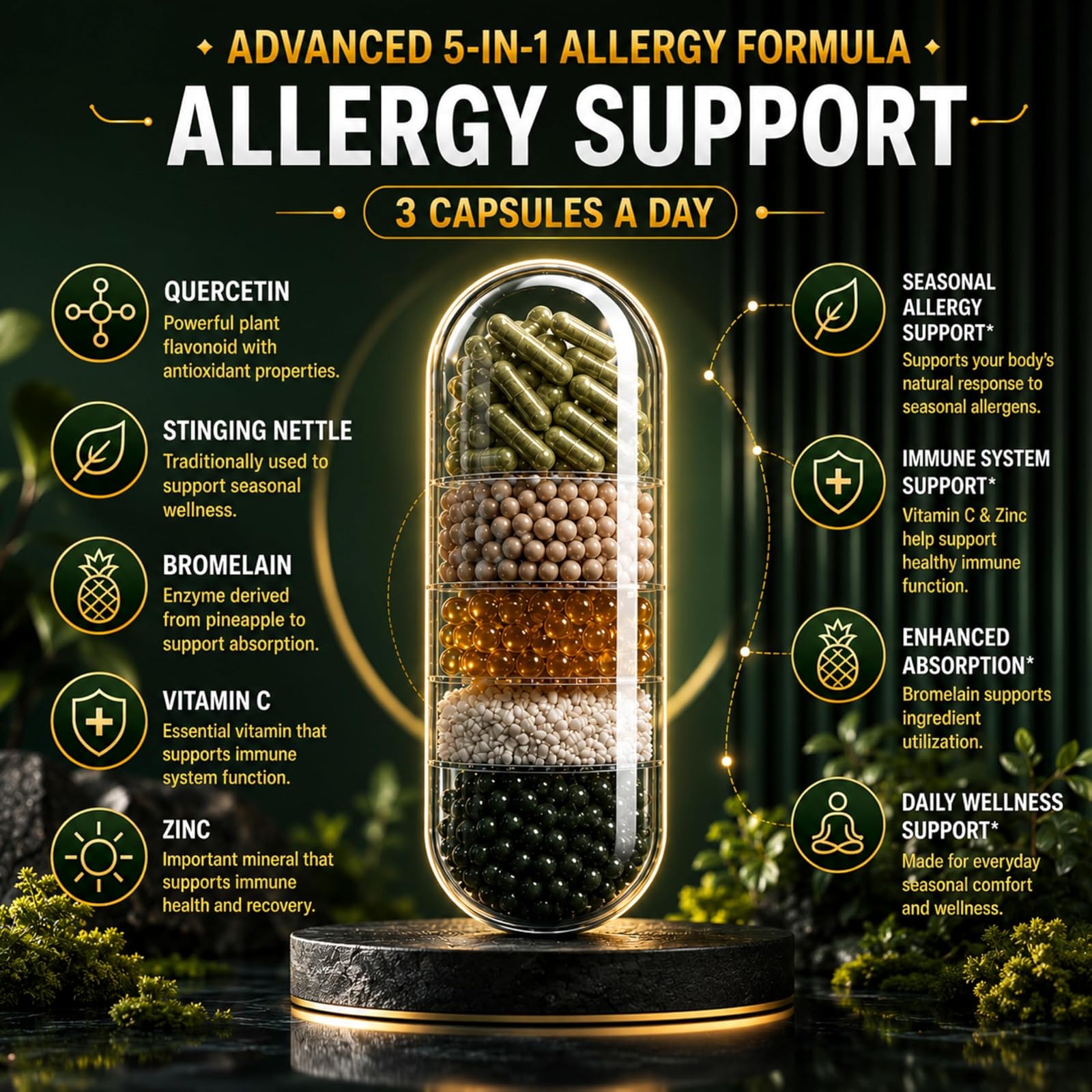 1000 mg quercetin for immune support