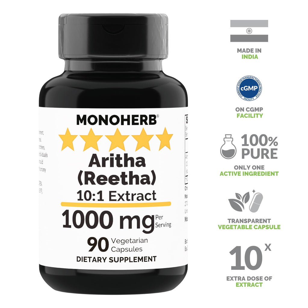 1000 mg reetha extract for vitality