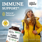 1000 mg Reishi mushroom supplement