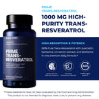 1000 mg Resveratrol capsules for health