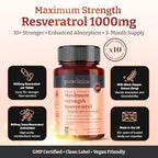 1000 mg Resveratrol for healthy aging