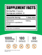 1000 mg Resveratrol for heart health