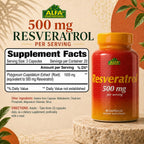 1000 mg Resveratrol for heart health