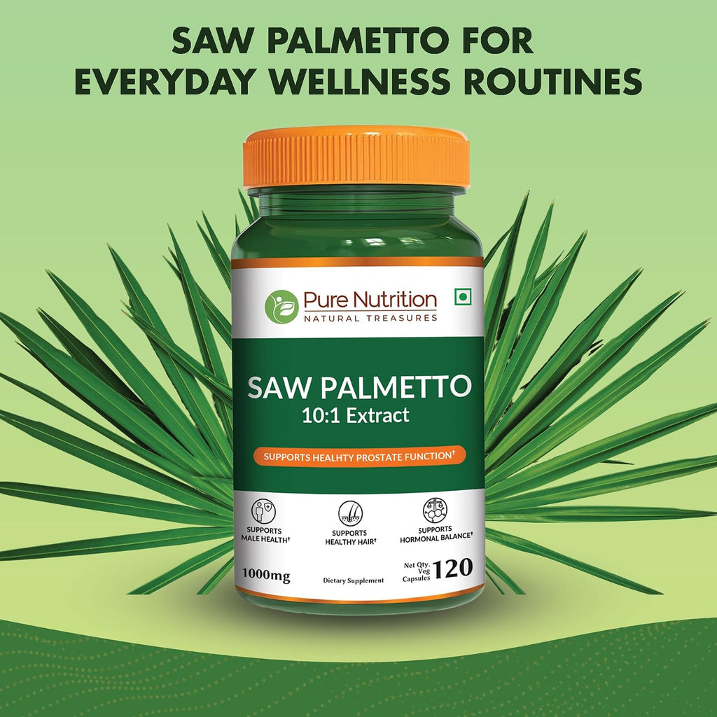 1000 mg Saw Palmetto for wellness