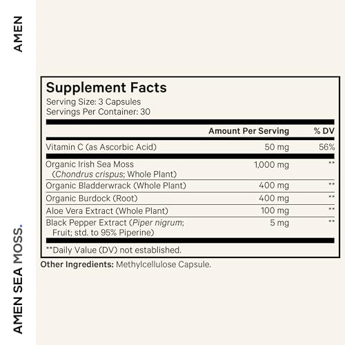 1000 mg sea moss for vitality