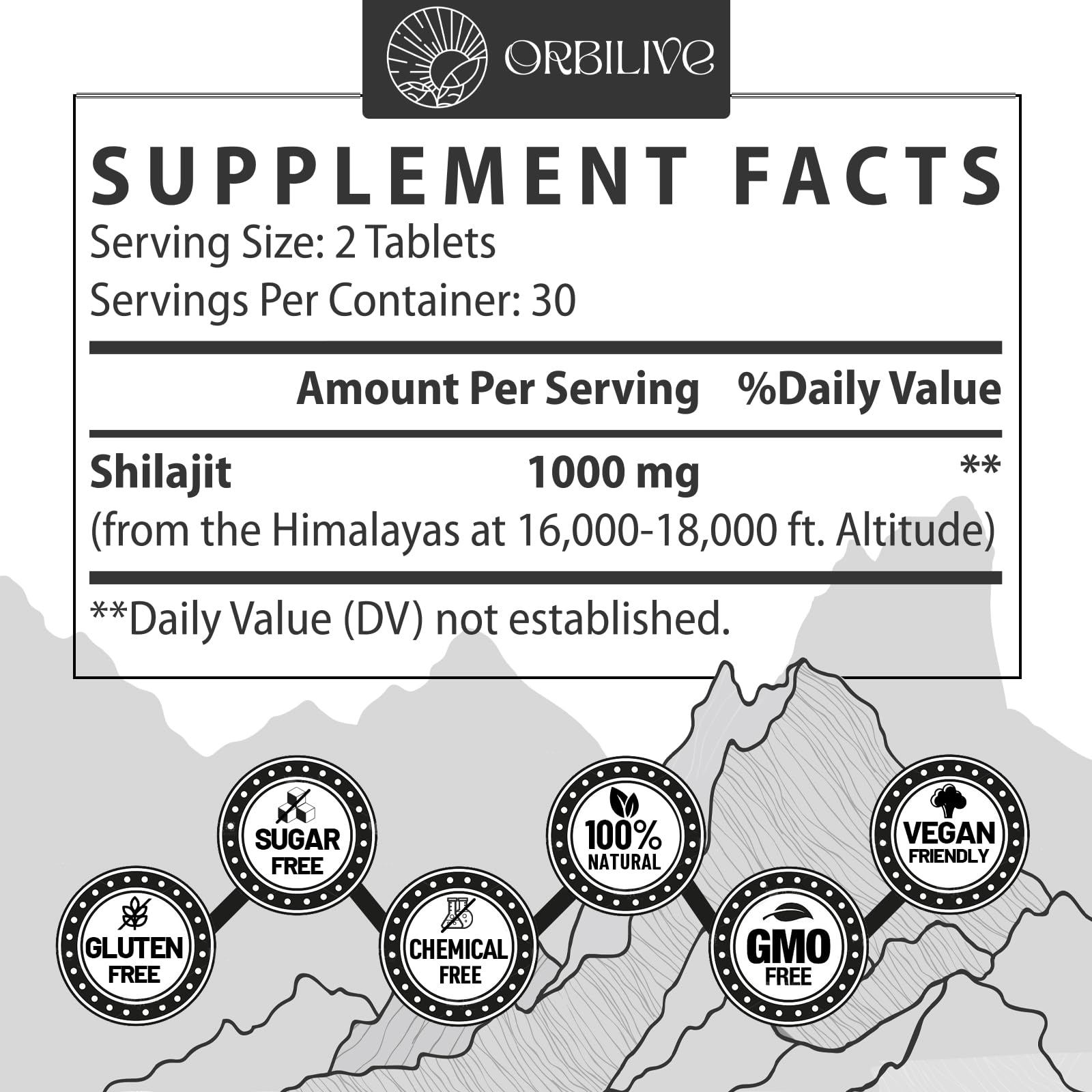 1000 MG shilajit for immune support