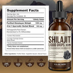 1000 mg Shilajit liquid supplement