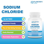 1000 mg sodium chloride supplement