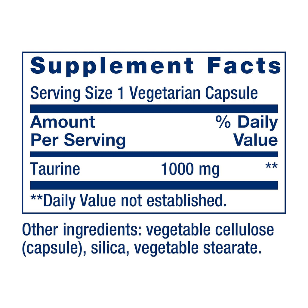 1000 mg taurine for muscle support