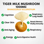 1000 mg Tiger Milk Mushroom capsules