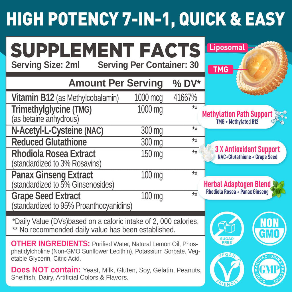1000 mg TMG multivitamin liquid