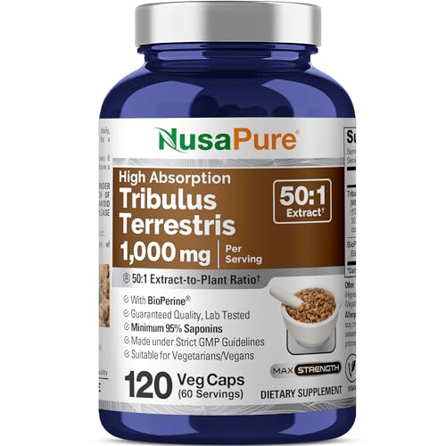 1000 mg tribulus capsules for men