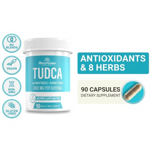 1000 mg TUDCA for liver health