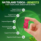 1000 mg TUDCA liver support gummies