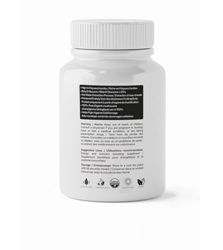 1000 mg turkey tail mushroom supplement