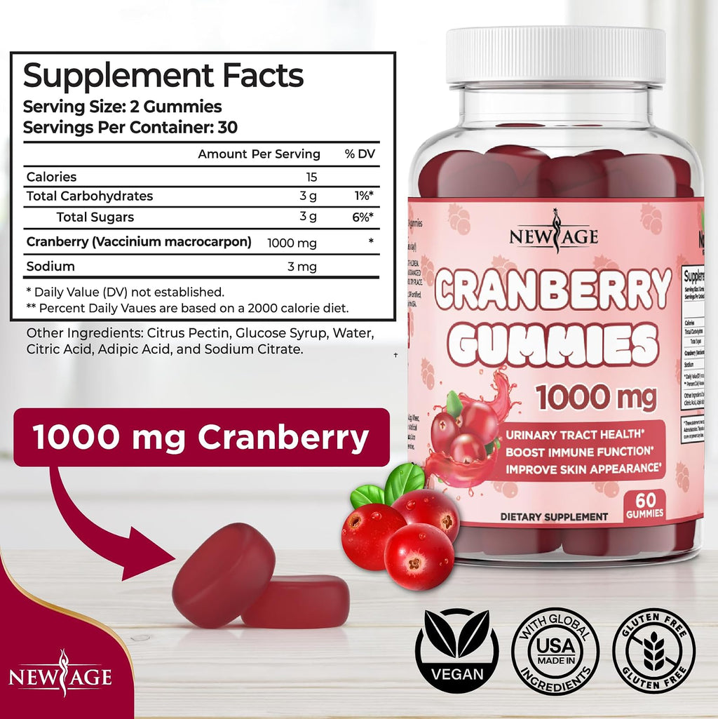 1000 mg vitamin C cranberry supplement