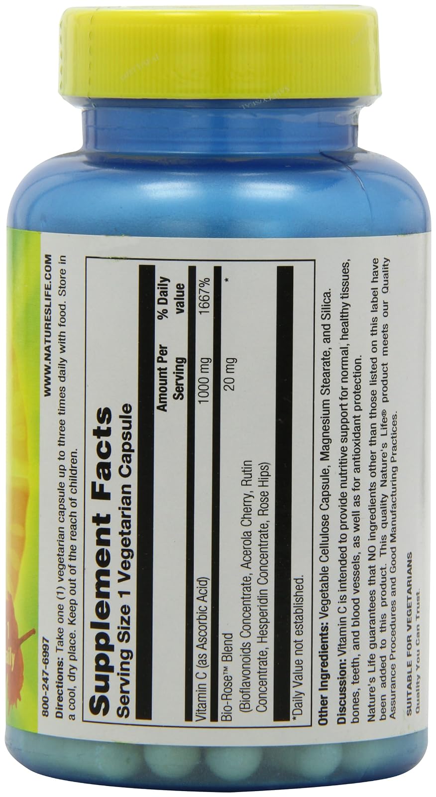 1000 mg Vitamin C for daily health