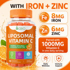 1000 mg Vitamin C gummy supplements