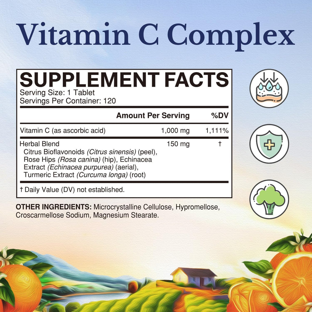 1000 mg Vitamin C supplement