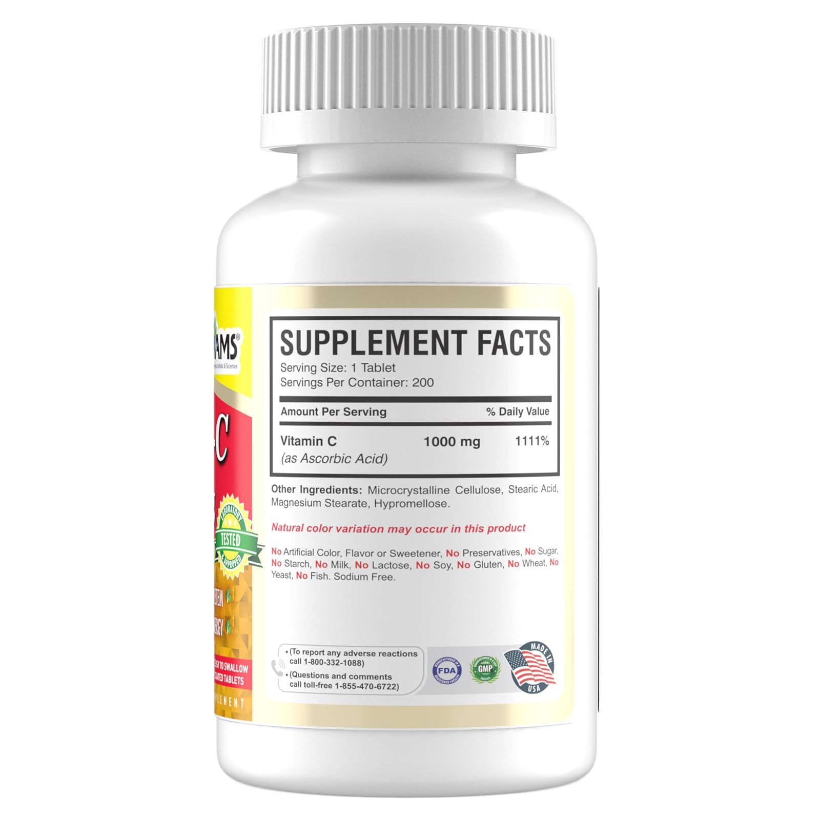 1000 mg vitamin c supplement