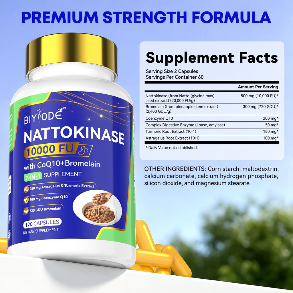 10000 FU Nattokinase health benefits