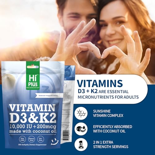 10000 IU vitamin D3 softgels
