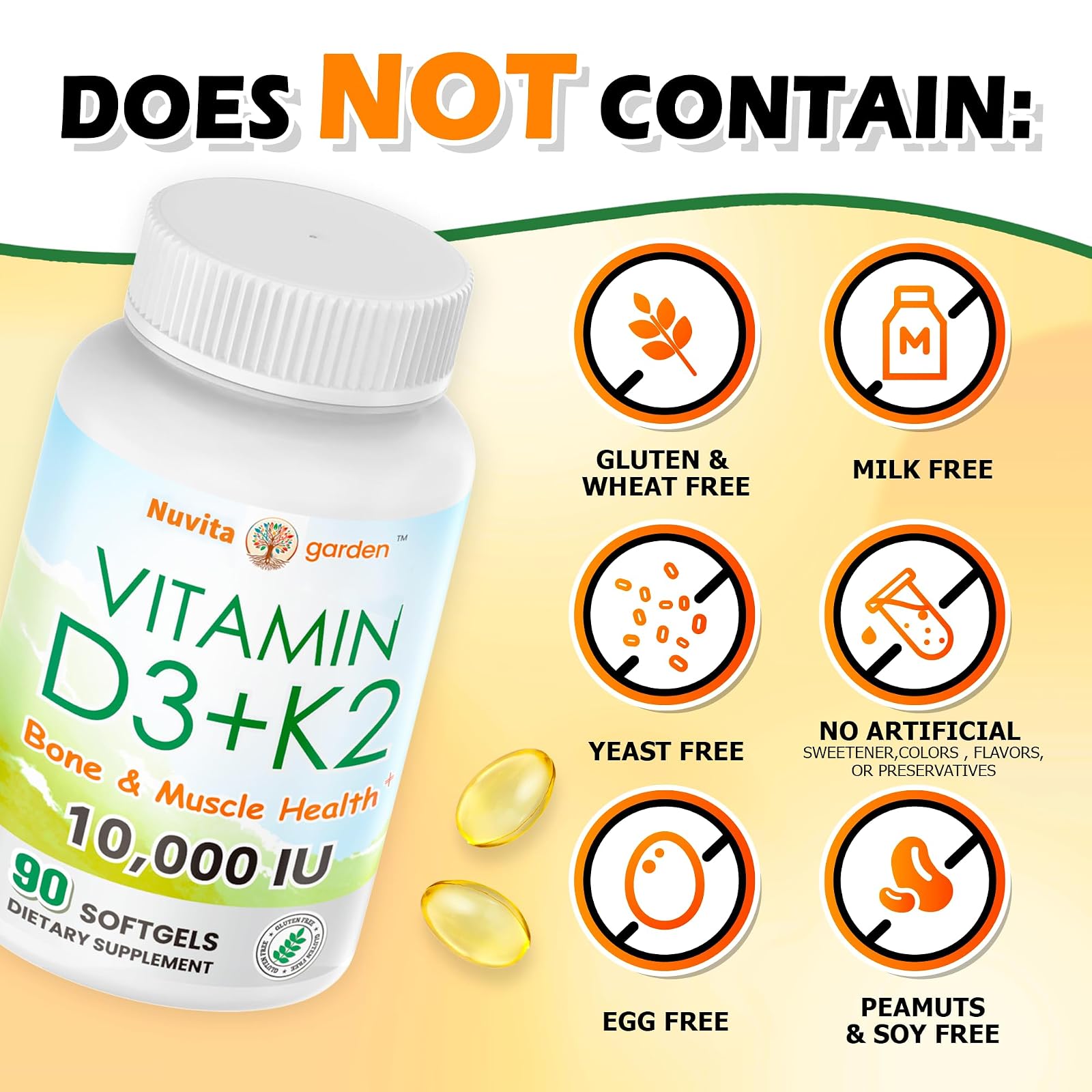 10000 IU Vitamin D3 supplement