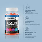10000 mcg biotin gummies for nails