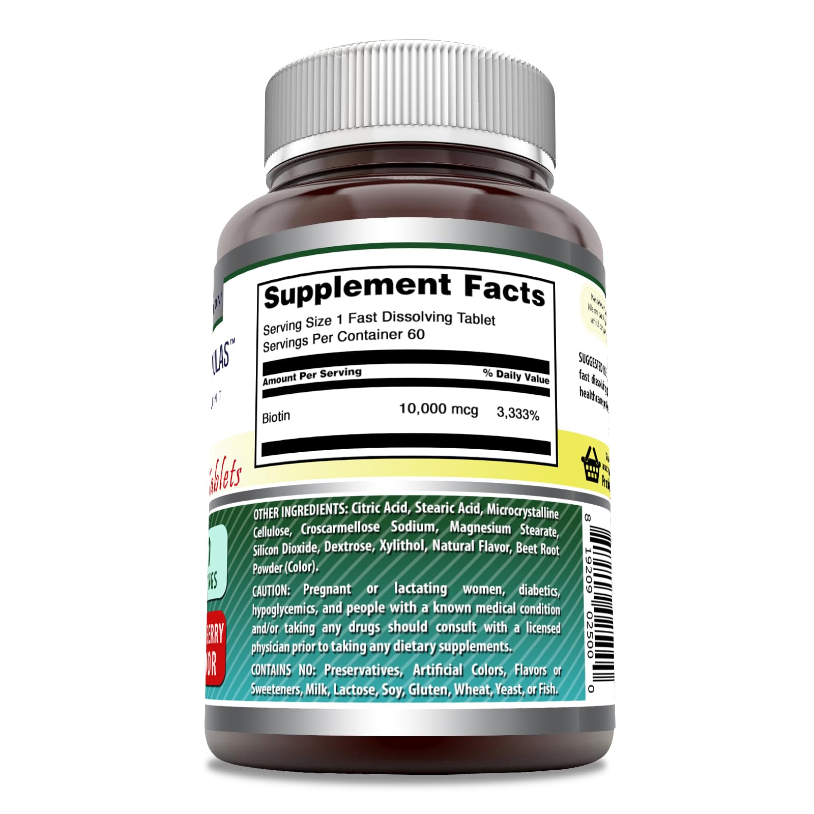 10000 mcg biotin tablets for hair