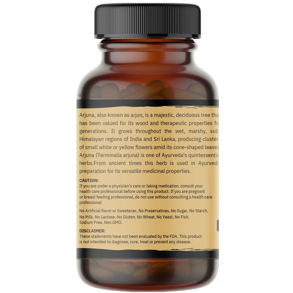 1000mg Arjuna capsules for energy boost