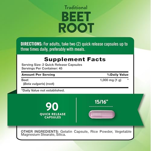 1000mg beet root supplement dosage