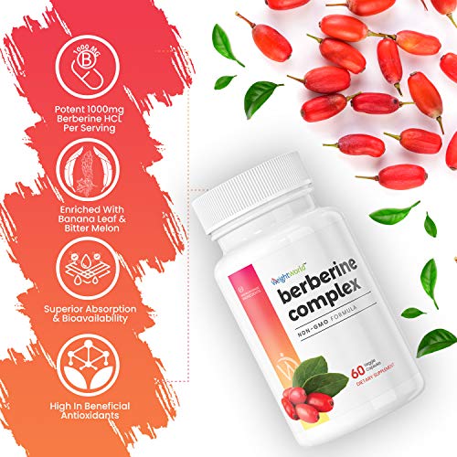 1000mg Berberine HCL per serving