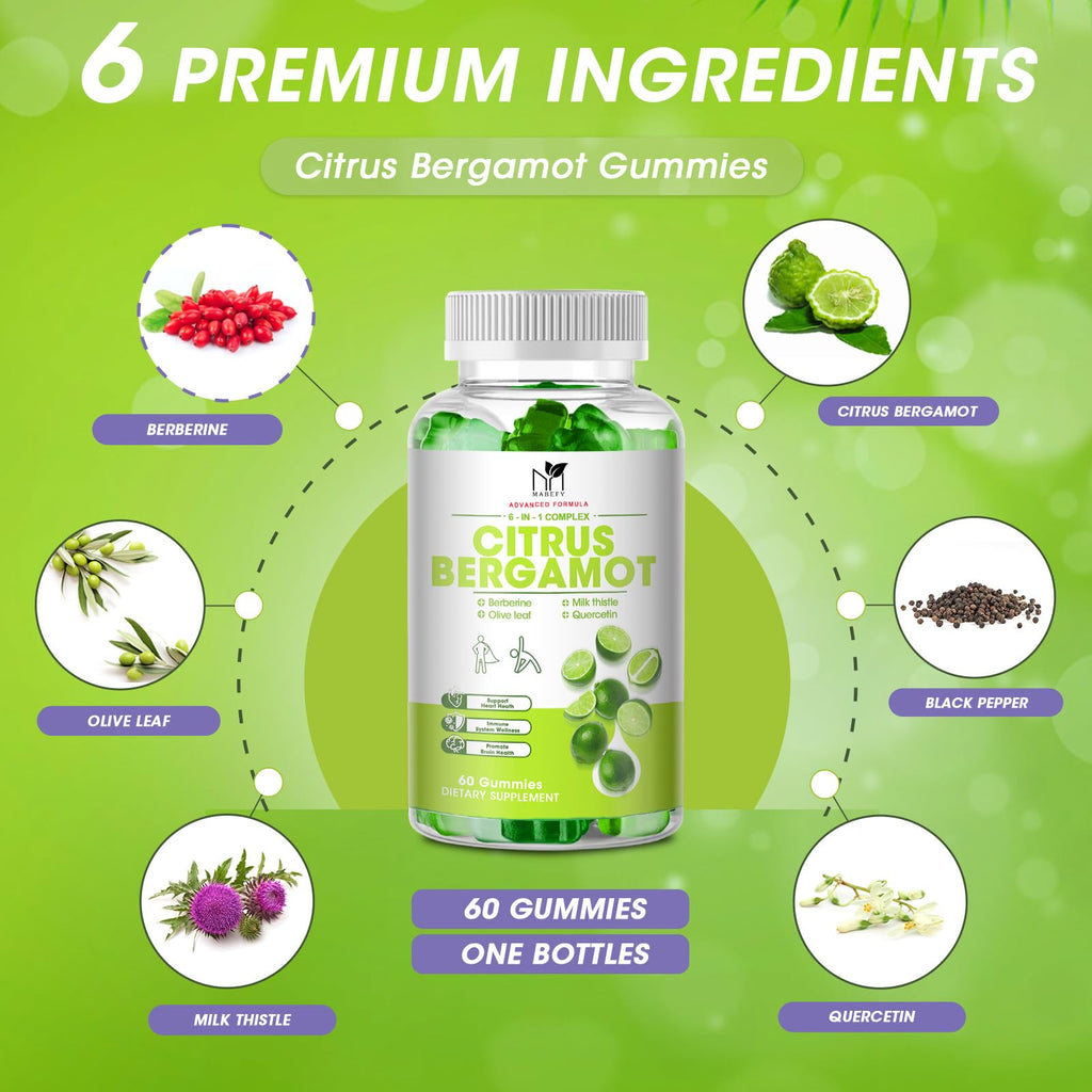 1000mg bergamot supplement for wellness