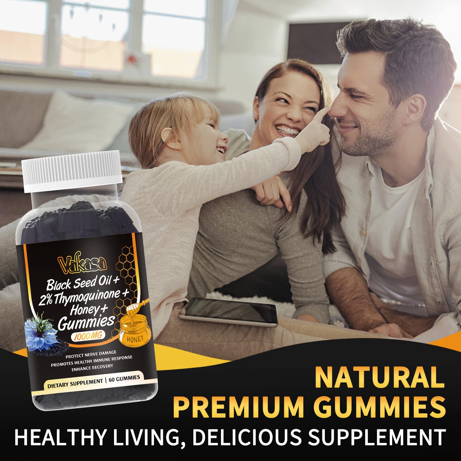 1000mg Black Seed Oil for skin health