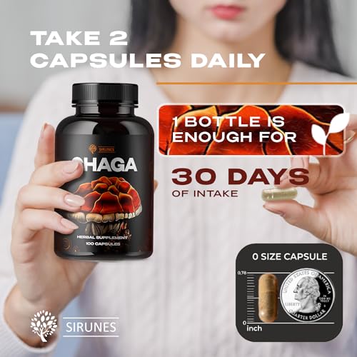 1000mg chaga mushroom extract