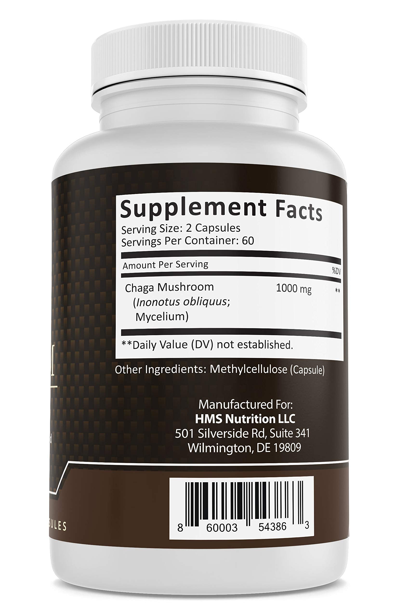1000mg chaga mushrooms for vitality