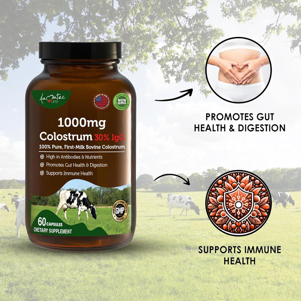 1000mg colostrum capsules for vitality