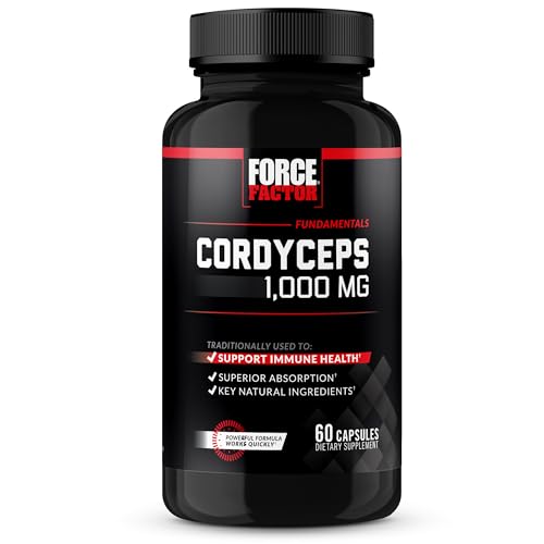 1000mg Cordyceps mushroom extract capsules