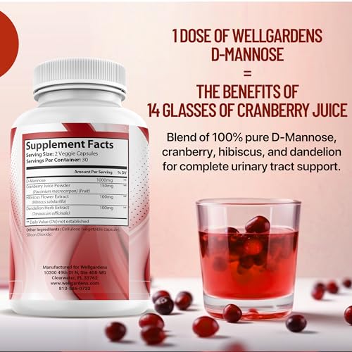 1000mg D-Mannose for daily use