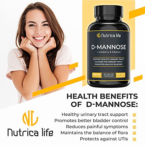 1000mg D-Mannose for urinary wellness