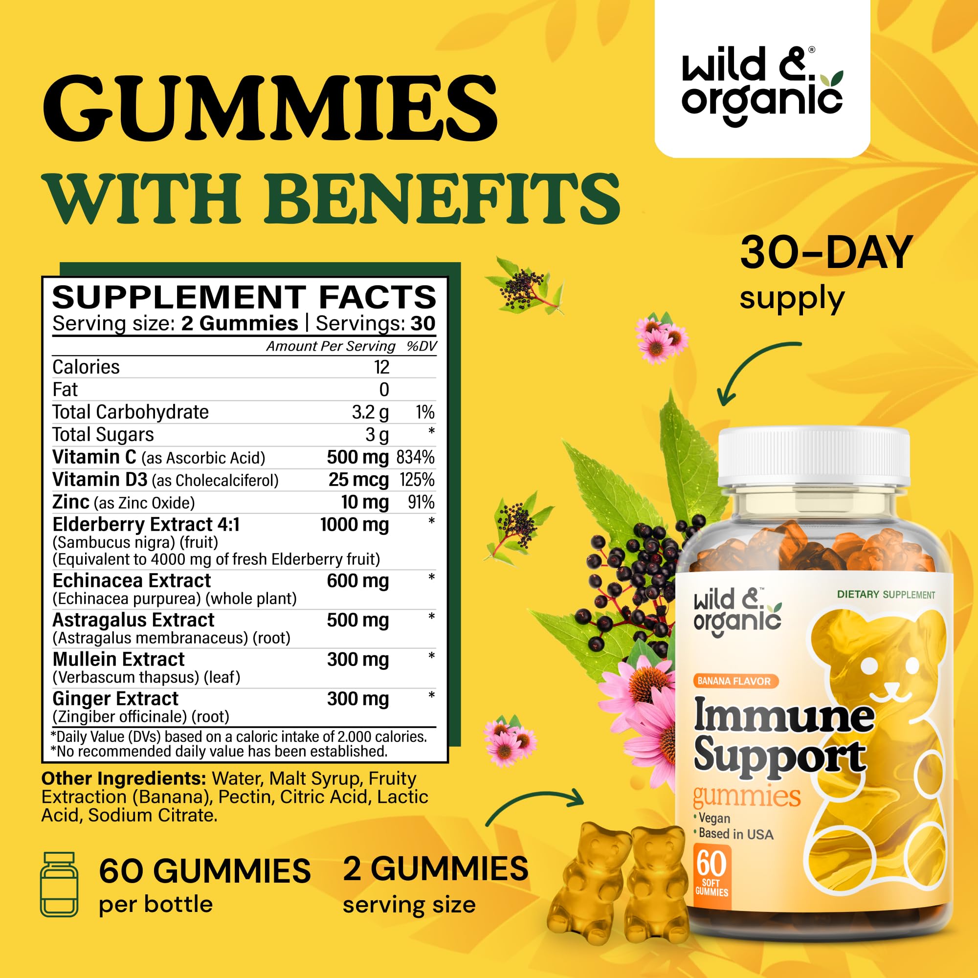 1000mg elderberry gummies for wellness
