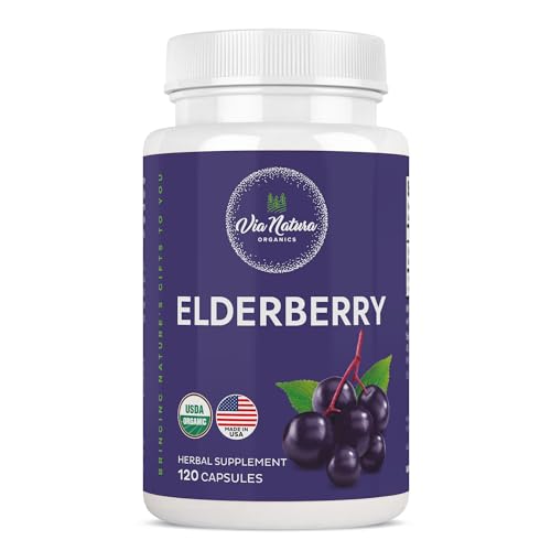 1000mg elderberry supplement for health