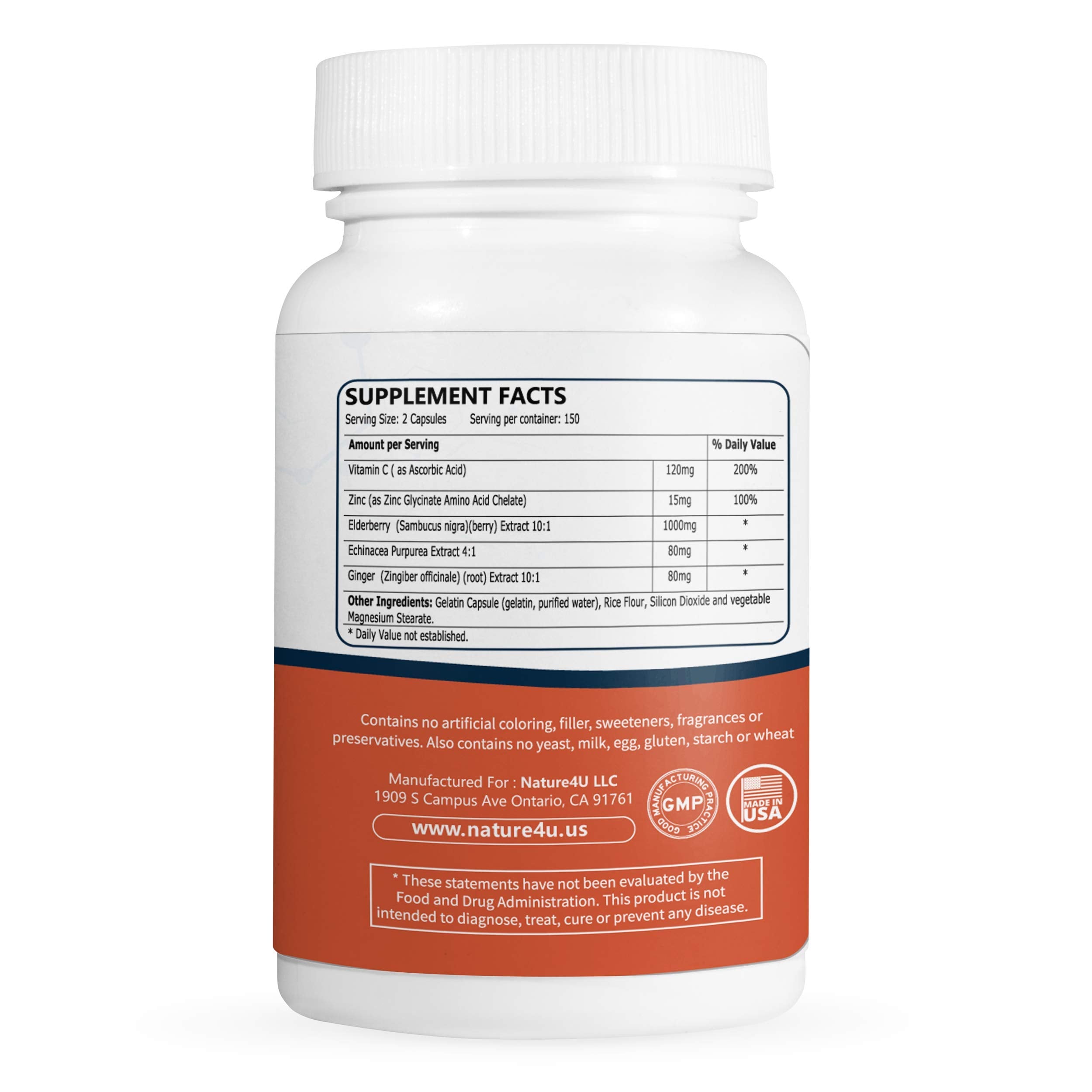 1000mg elderberry with vitamin C and zinc